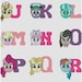 PDF Pattern My Little Pony Friendship is Magic Alphabet - Etsy