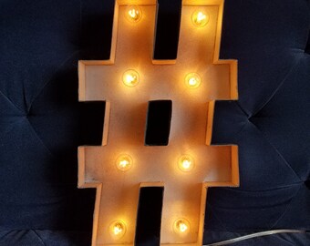 16 Marquee Numbers - Etsy