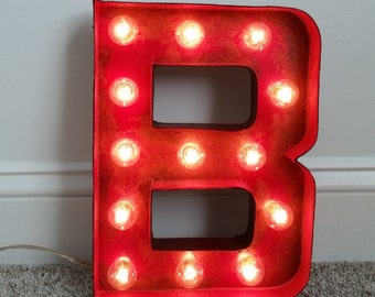 Light bulb letters | Etsy