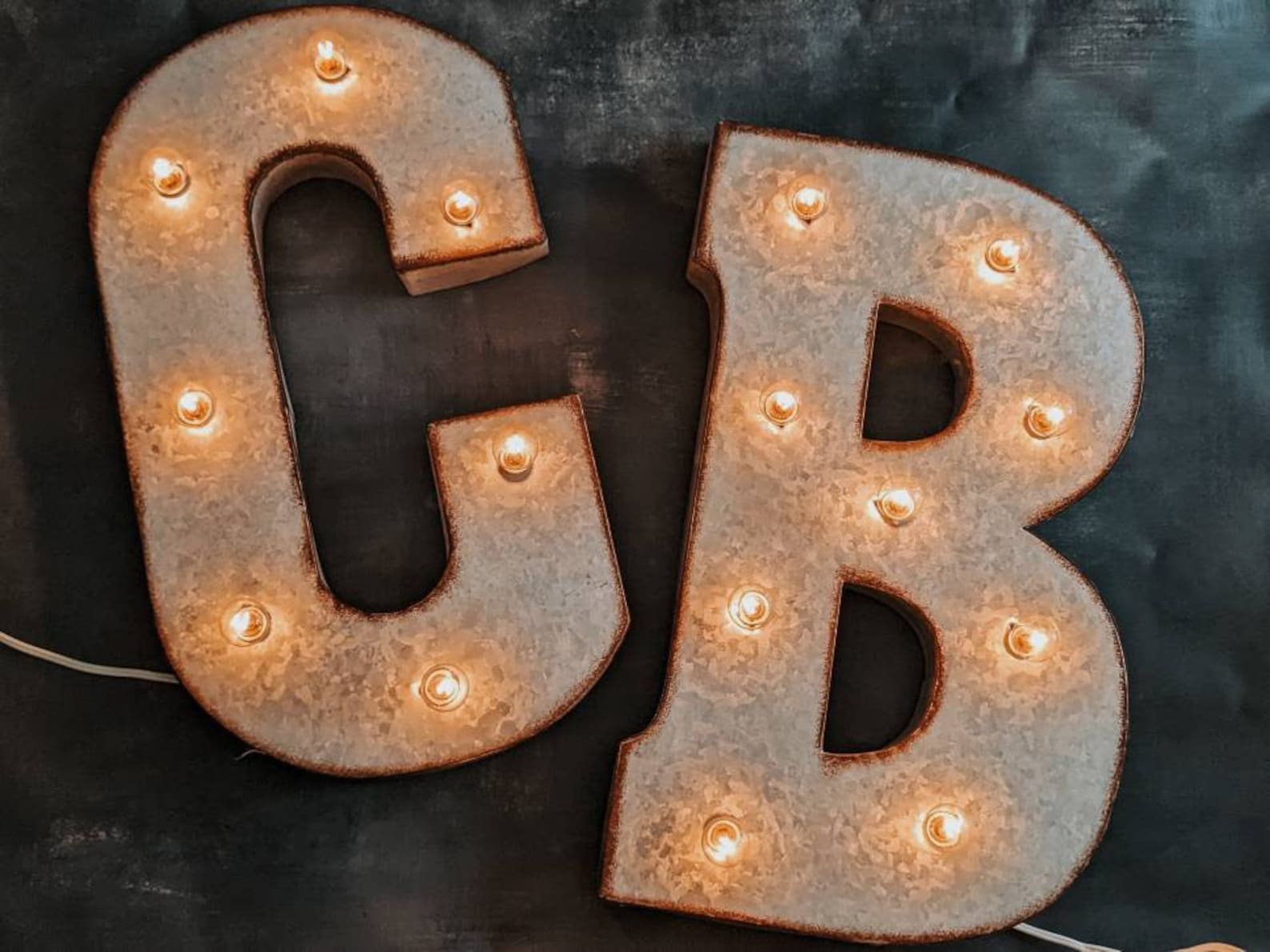 Large Marquee Letters Light up Letters Metal 21 Tall - Etsy