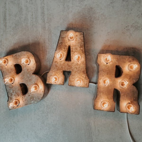 Metal Marquee Sign - Etsy
