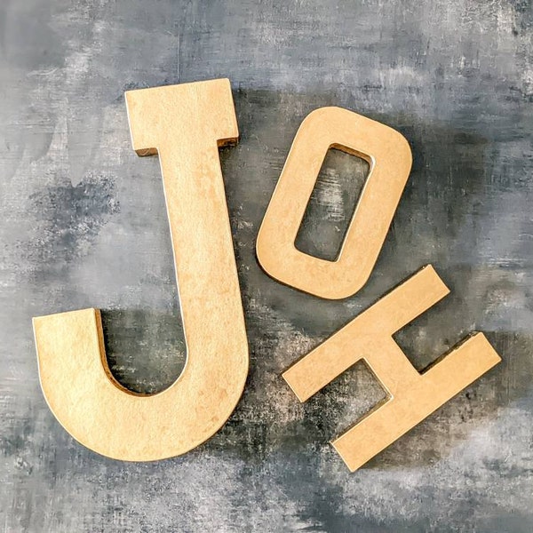 Paper Mache Letters - Etsy