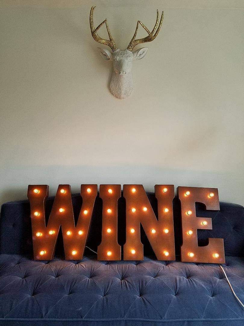 Rust Bronze Metal Light up Marquee Letters Vintage Bulbs - Etsy
