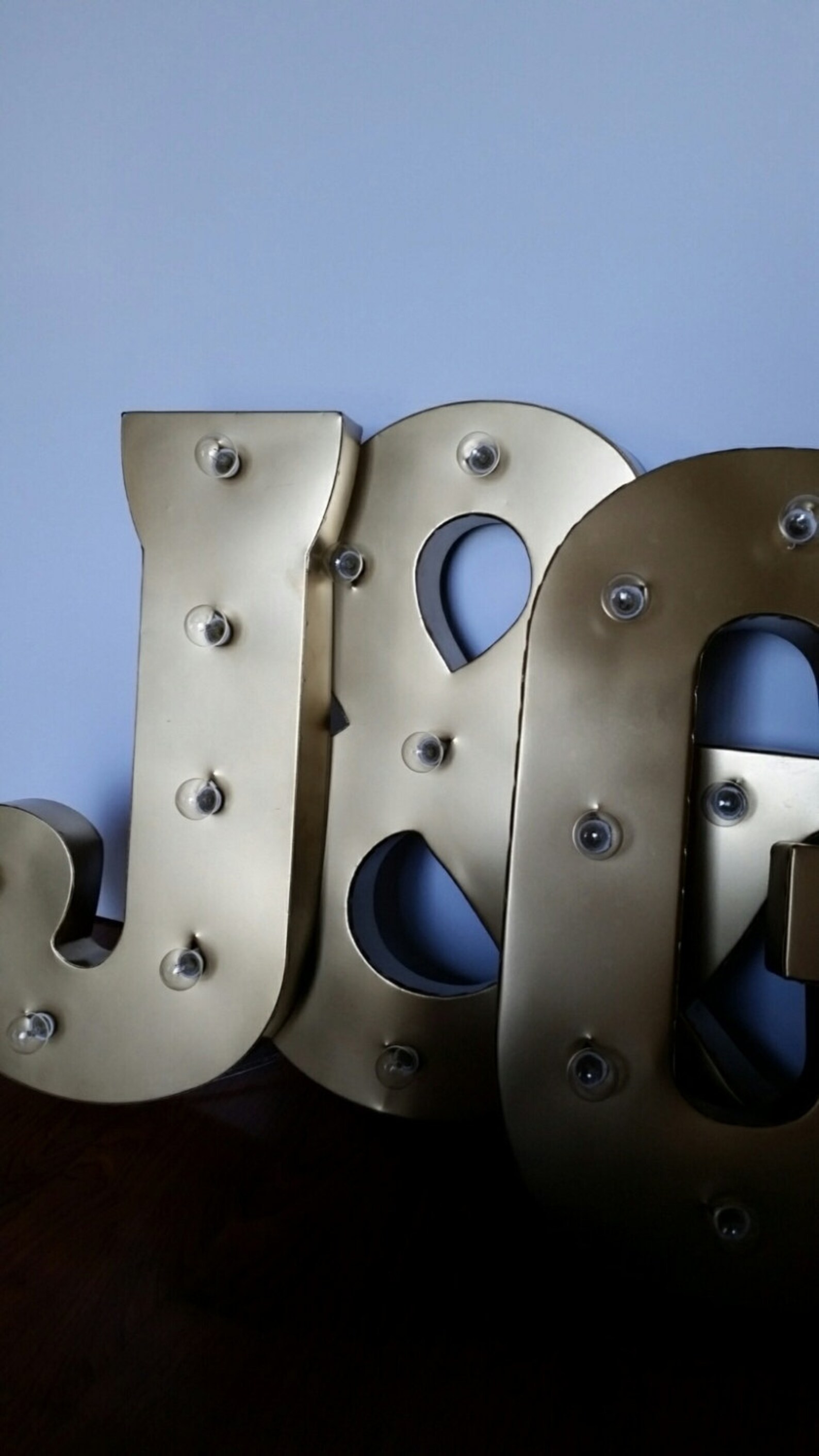 Large Gold Light up Marquee Letters Vintage Lighted Bulbs Sign - Etsy