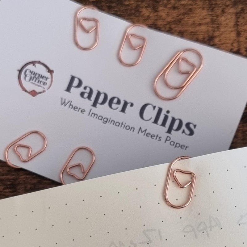 Shaped Paper Clips - Etsy