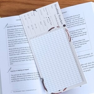 Reading Tracker Bookmark, Doublesided Reading Habit Log Bookmark, Book ...