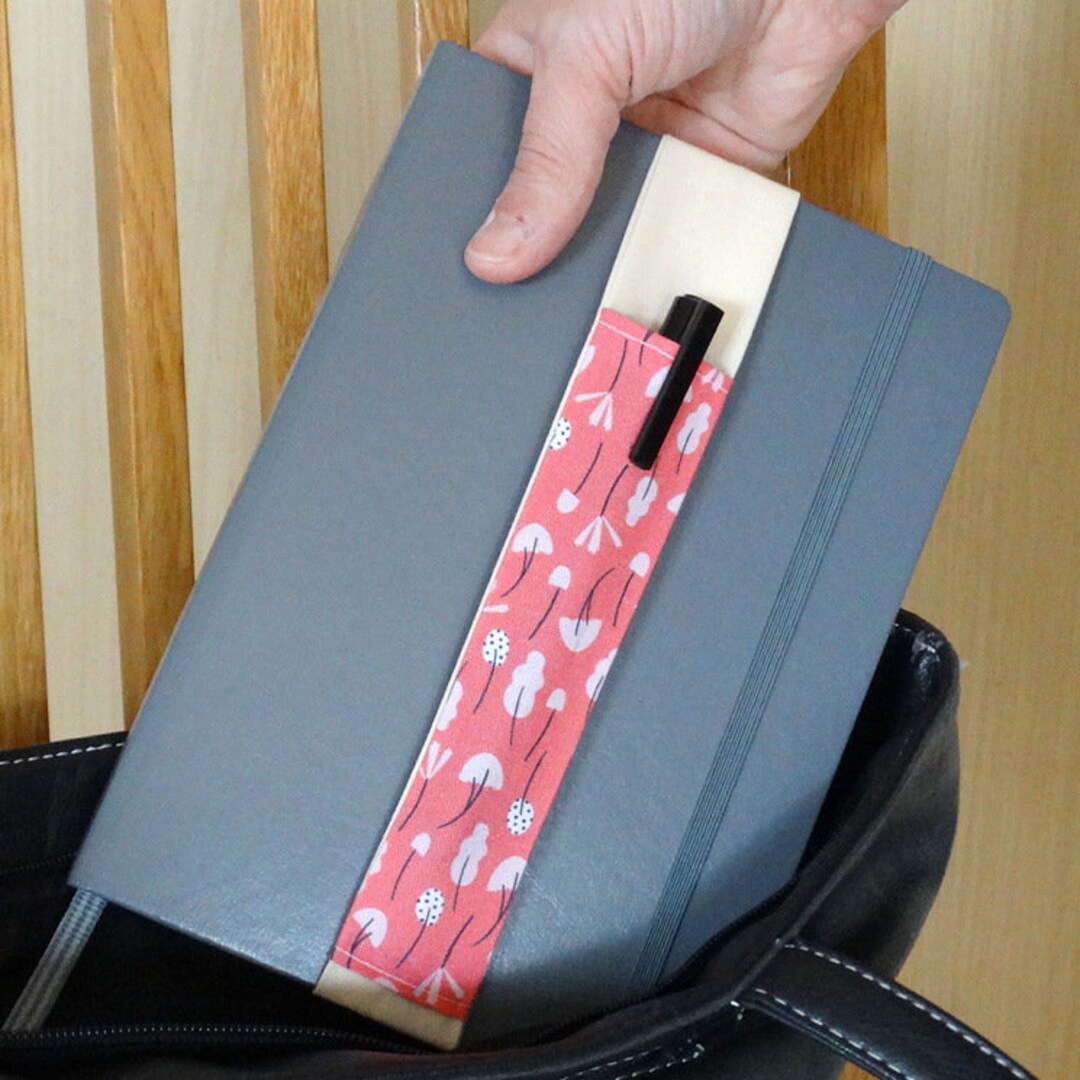 Elastic Pen Holder Pink Trees Fabric Elasticated Notebook Pen - Etsy