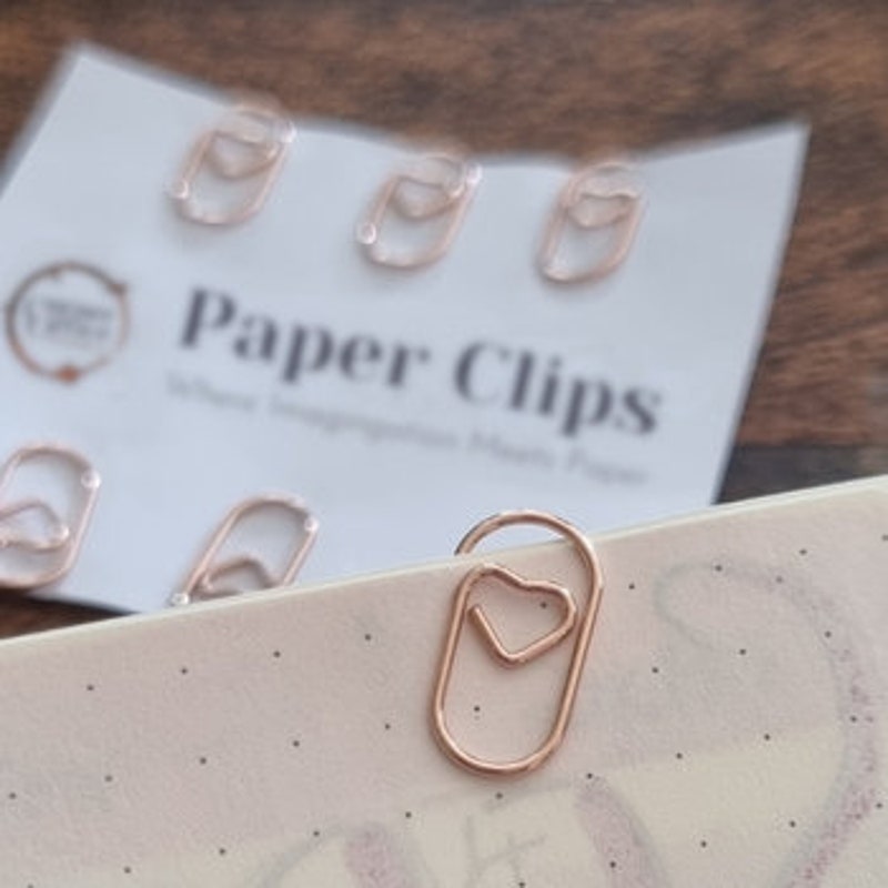 Shaped Paper Clips - Etsy
