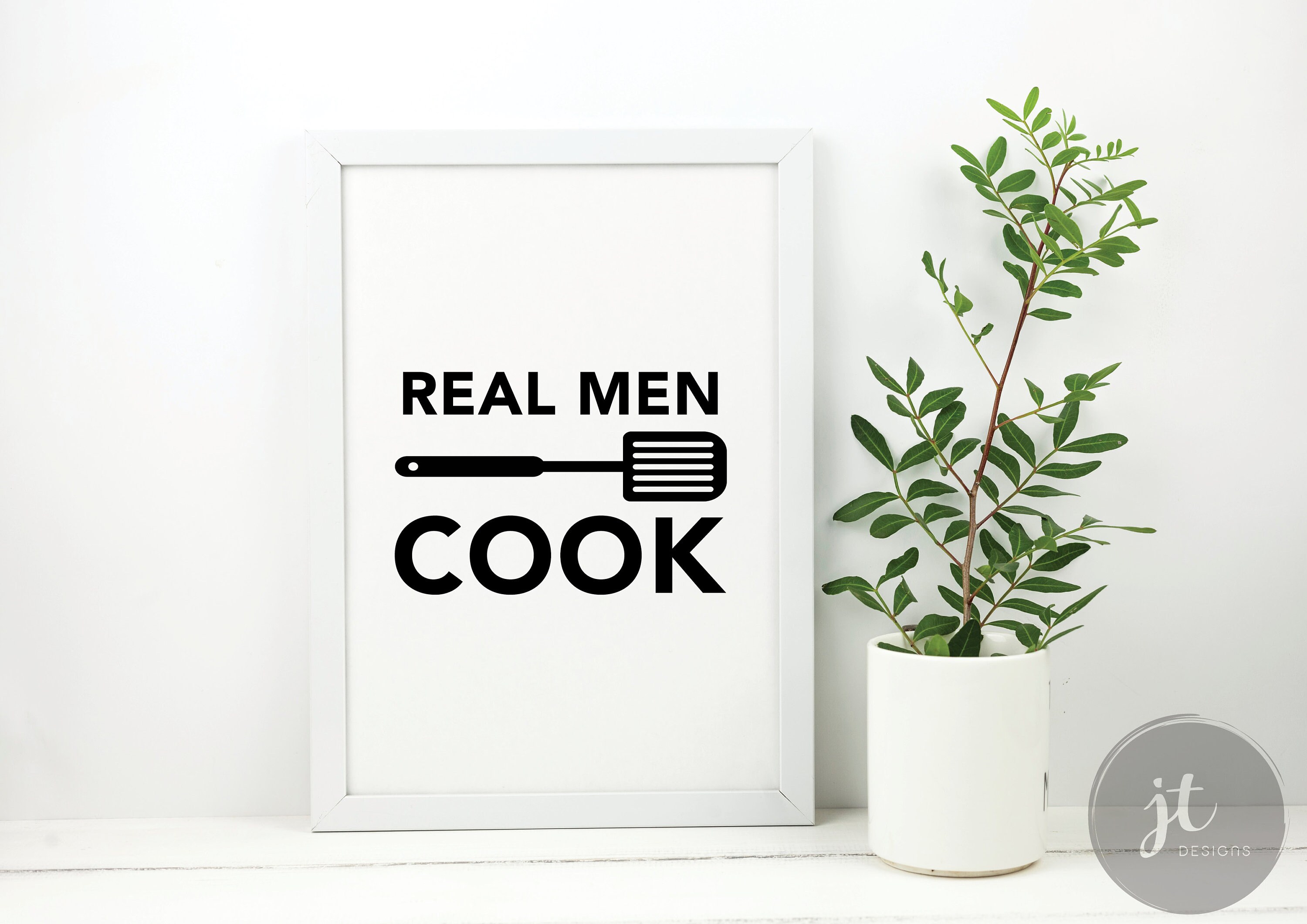 Real Men Cook Print, Svg/eps/png/jpg, Clipart, Cricut Cutting Files ...
