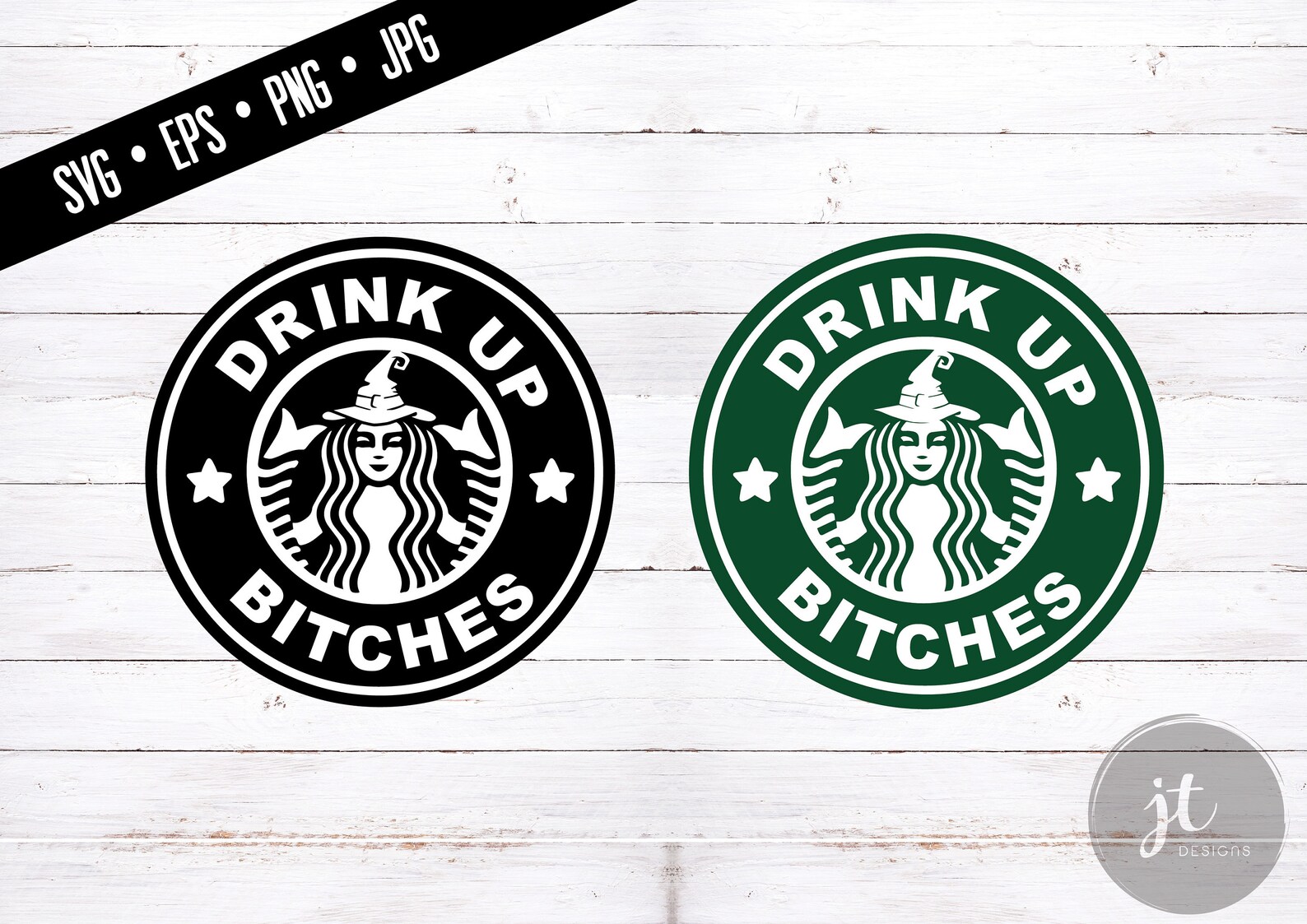Drink Up Bitches Print Svg Eps Png Clipart Cricut Cutting Files