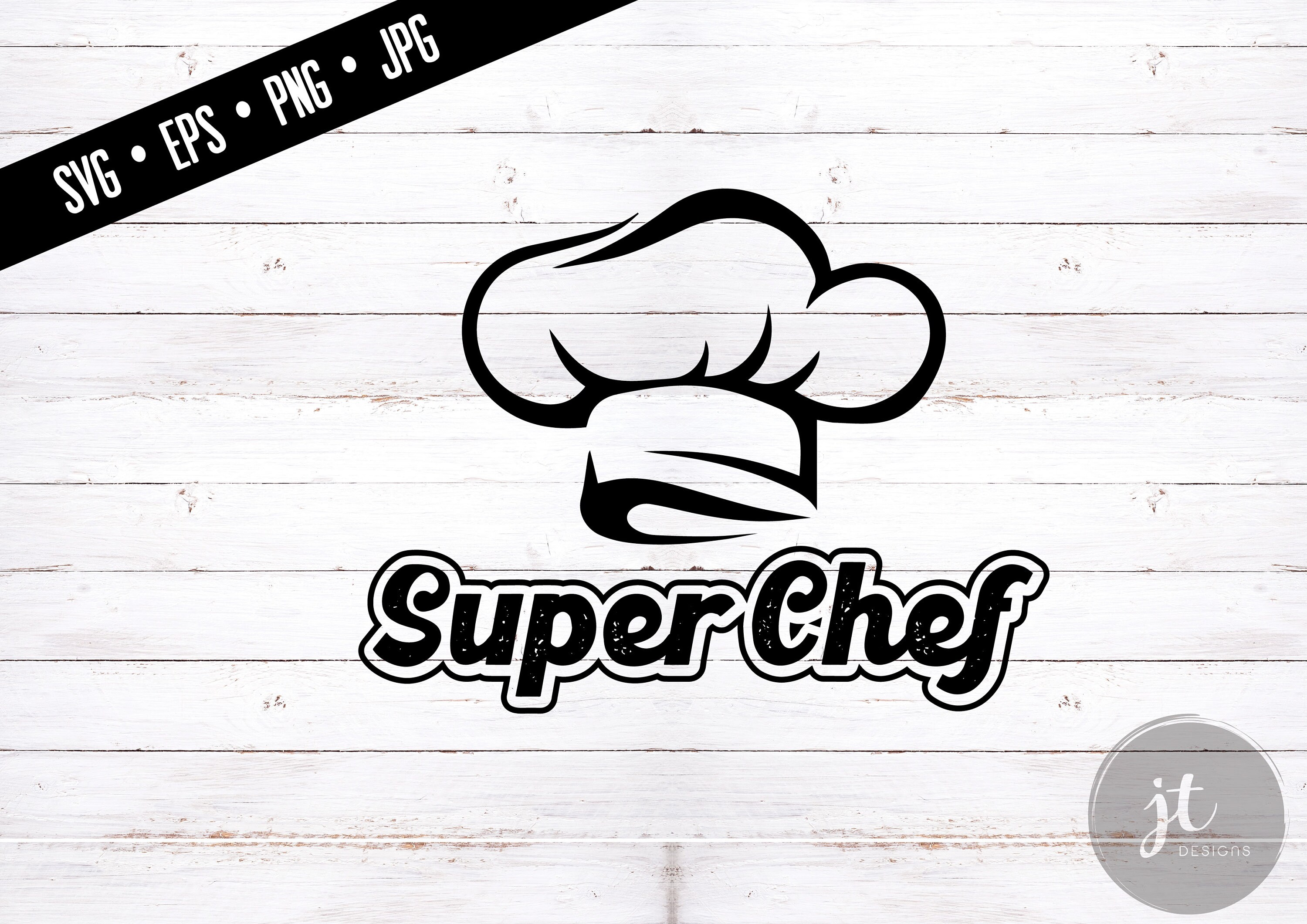 Super Chef Print, Svg/eps/png/jpg, Clipart, Cricut Cutting Files ...