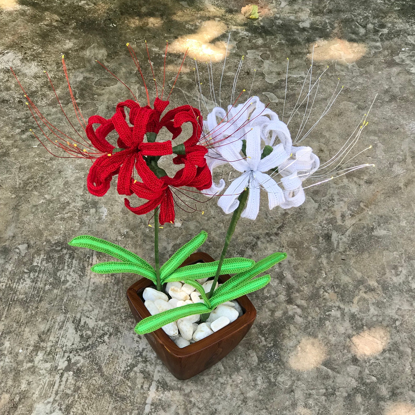 Red spider Lily Lycoris radiata flower Crochet Pattern PDF | Etsy