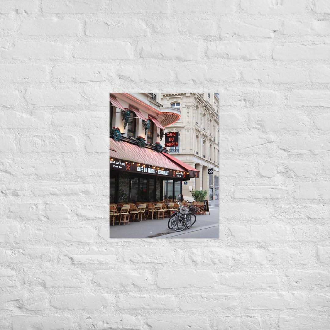 Corner Cafe Poster, Photography Print - Etsy