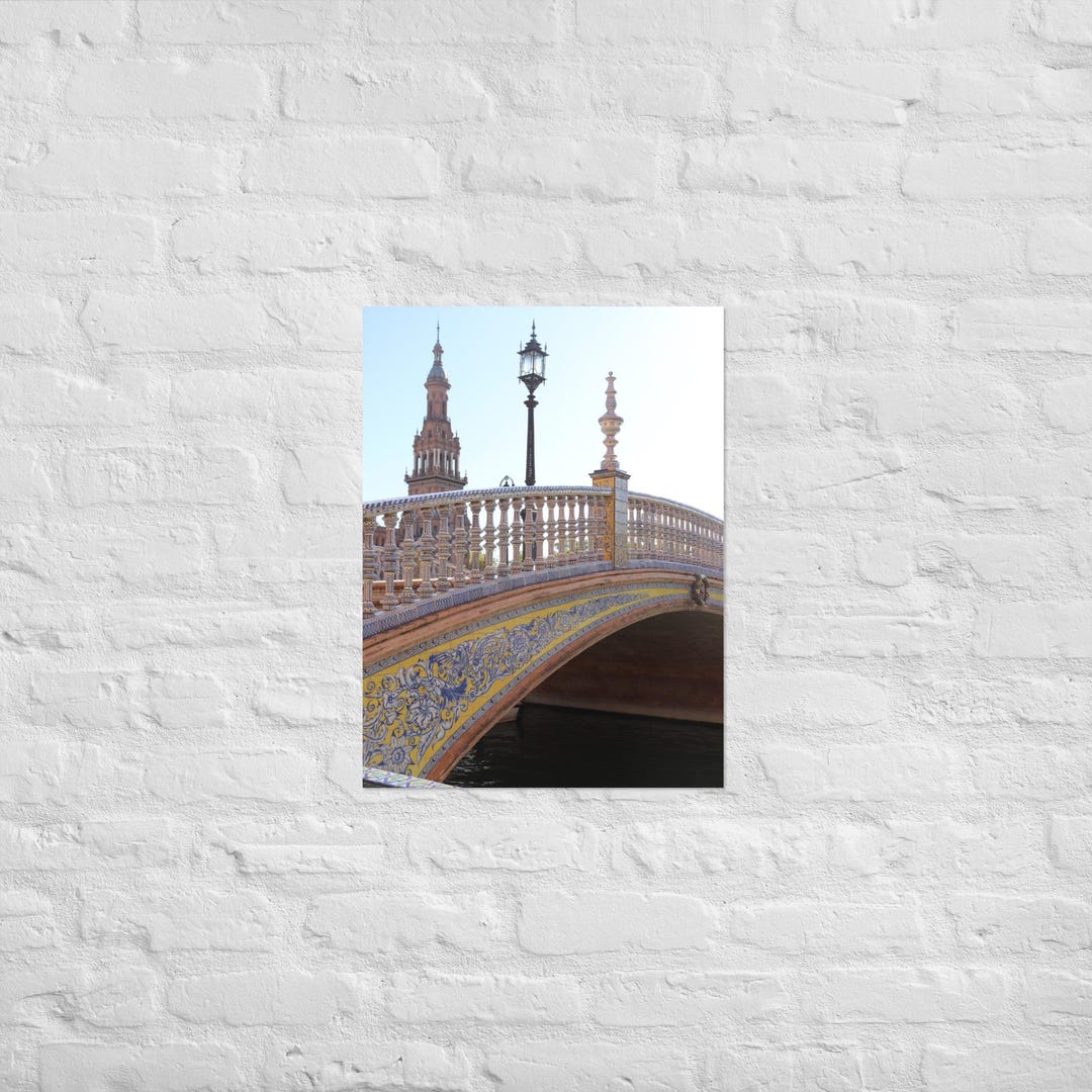 The Tile Bridge Poster, Photography Print - Etsy