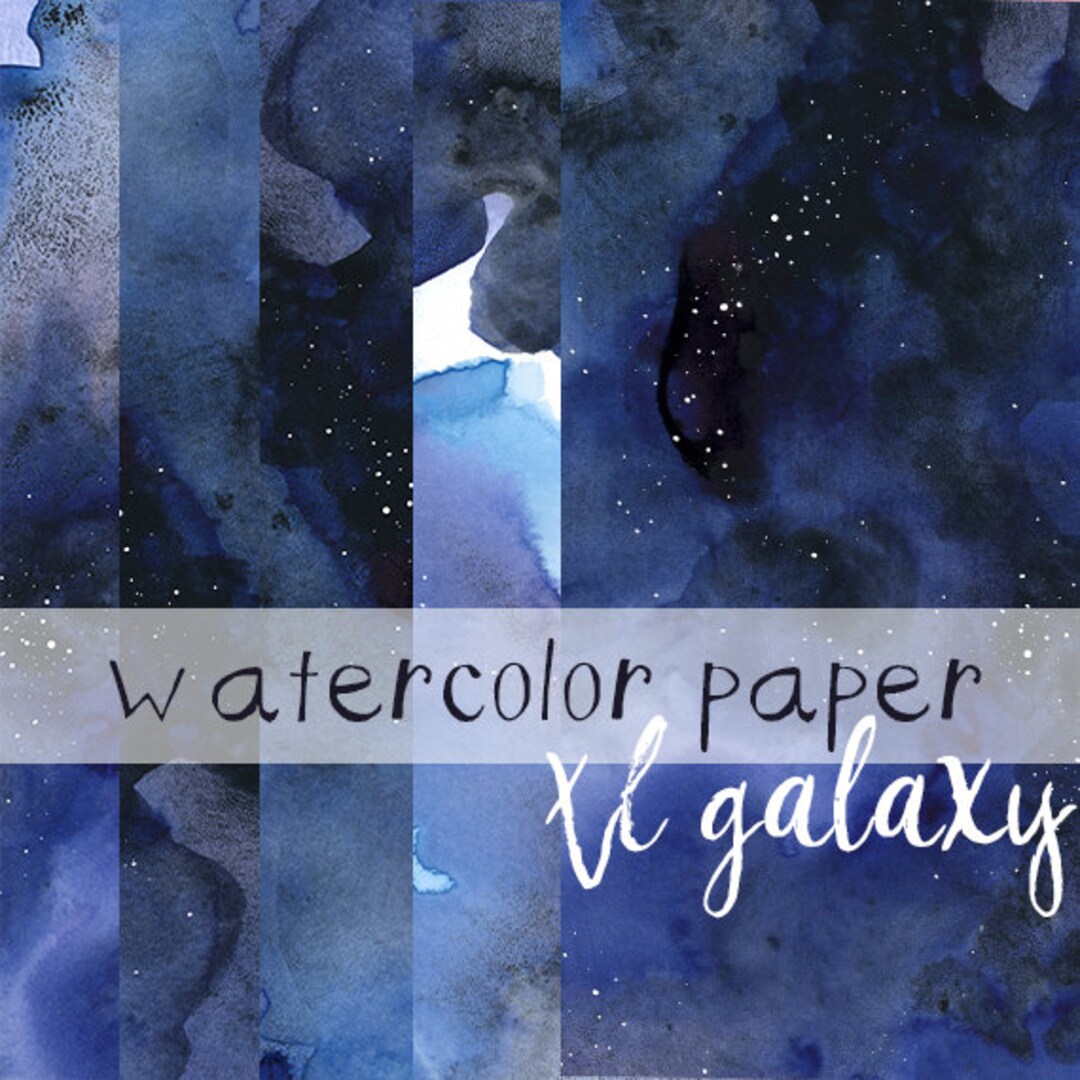 Space Galaxy Watercolor Paper Watercolor Space Clipart - Etsy