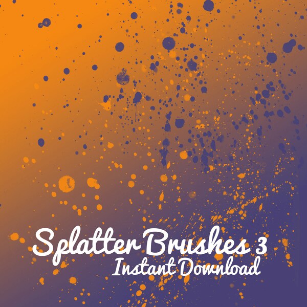 Paint Splatter Stamp - Etsy