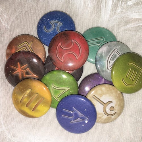 FFXIV Soul Crystal Inspired Job Icons Single 1 Pinback - Etsy