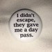 Monty Python Go Away 1 Pinback Button / Magnet - Etsy