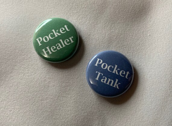 Pocket Tank / Pocket Healer Single 1 Pinback Button / | Etsy