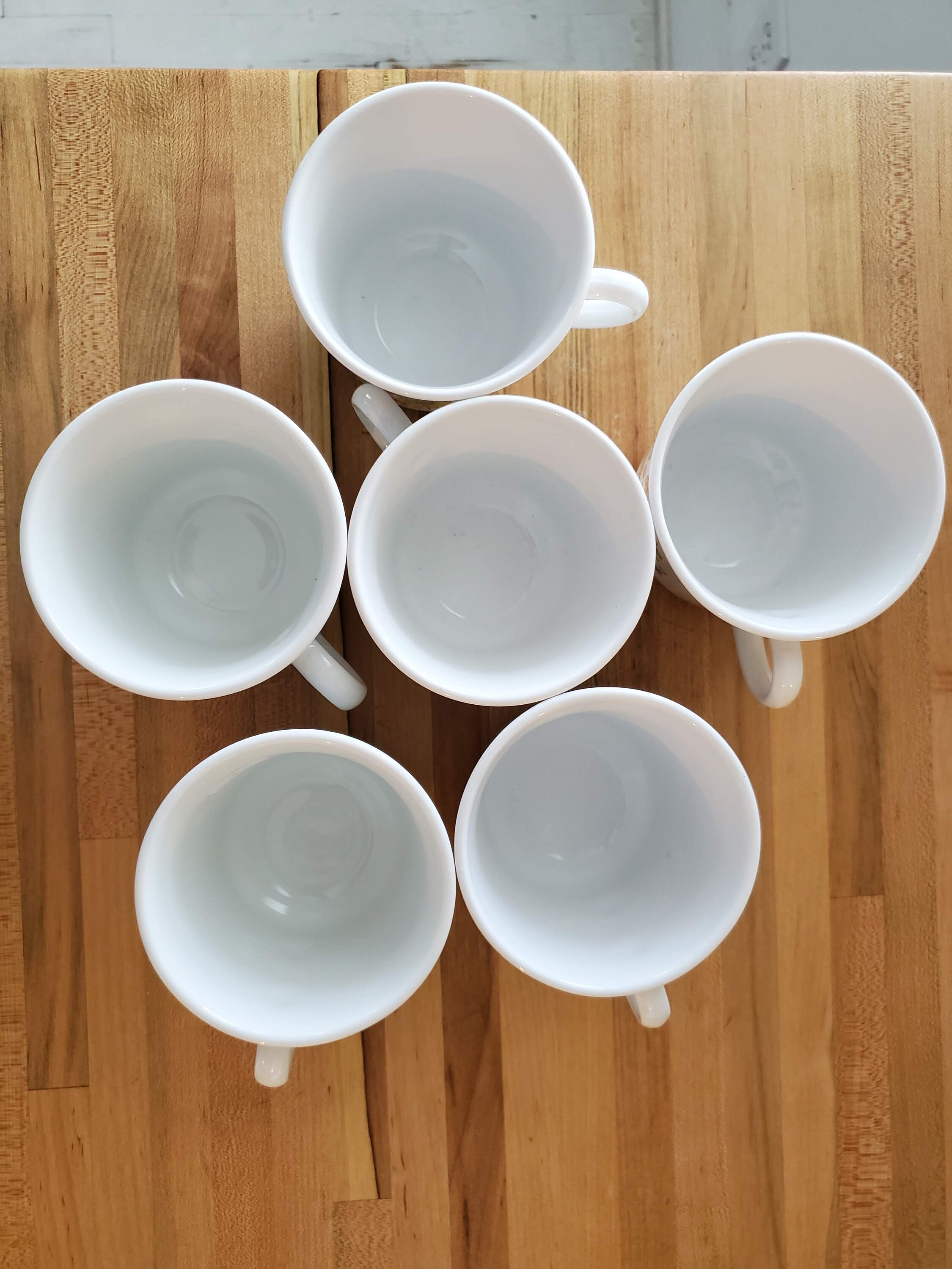 Set of Six Corelle by Corning Mugs 80s Pastel Floral Design, Spring ...