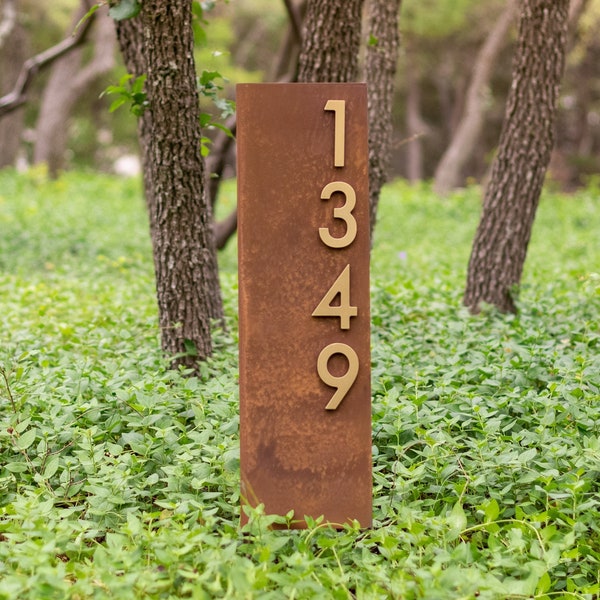 House Number Yard Sign - Etsy