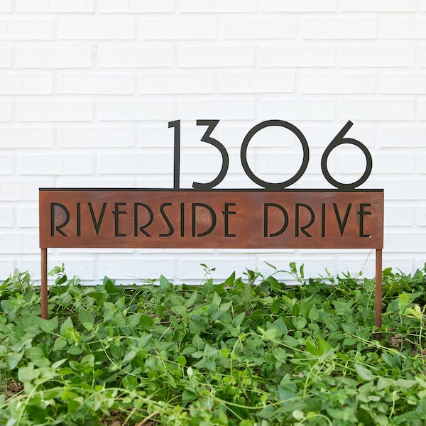 Steel Address Sign - Etsy
