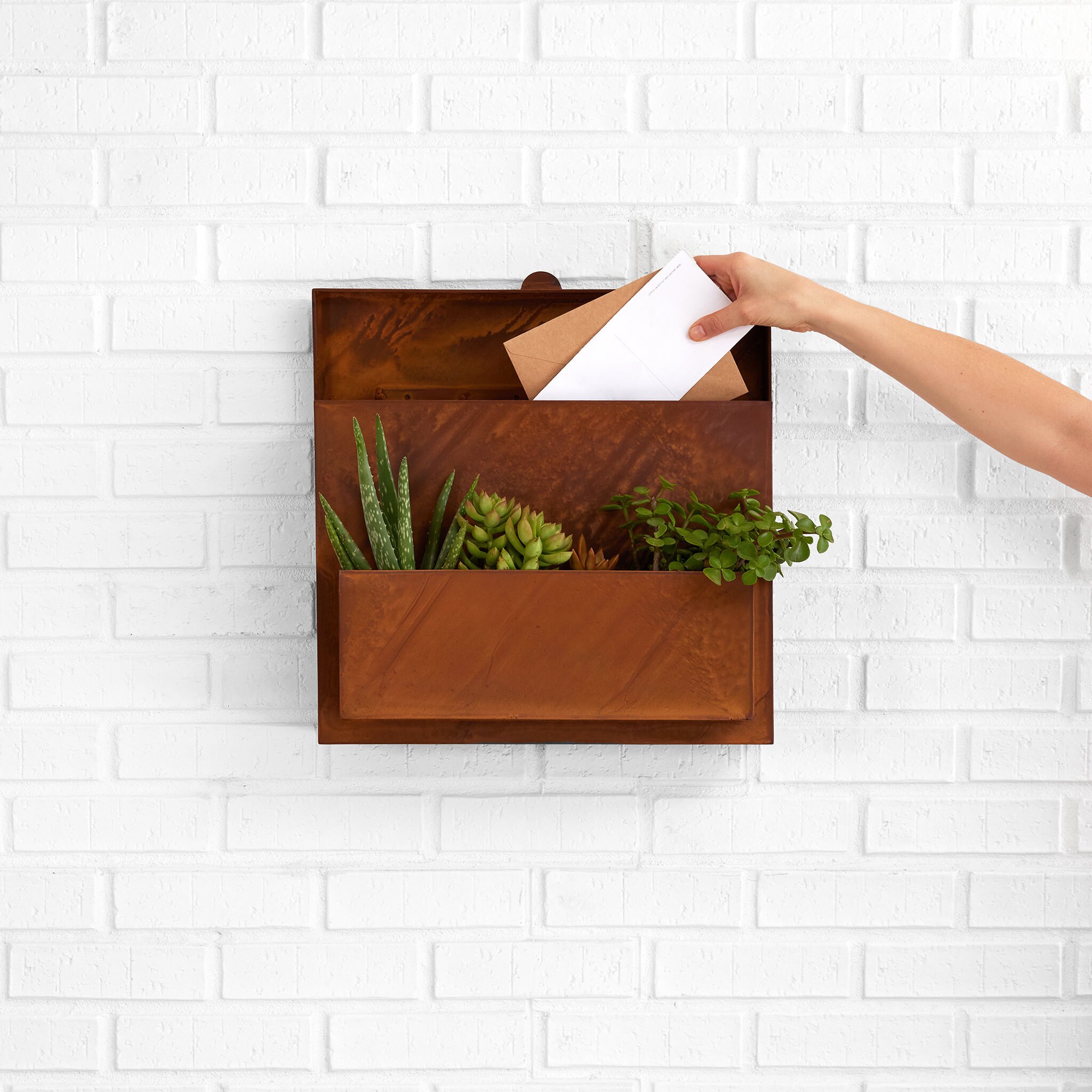 You've Got Mail Mailbox with Planter Modern Mailbox | Etsy