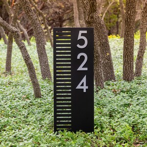 Antigua XL Yard Sign 6H Numbers Vertical Sign on | Etsy