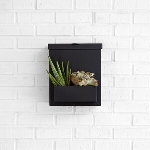 Plant & Post It Mailbox, Modern, Letter Box, Steel, Post Box, USPS ...