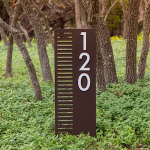 Antigua XL Yard Sign 6h Numbers Vertical Sign on - Etsy Canada