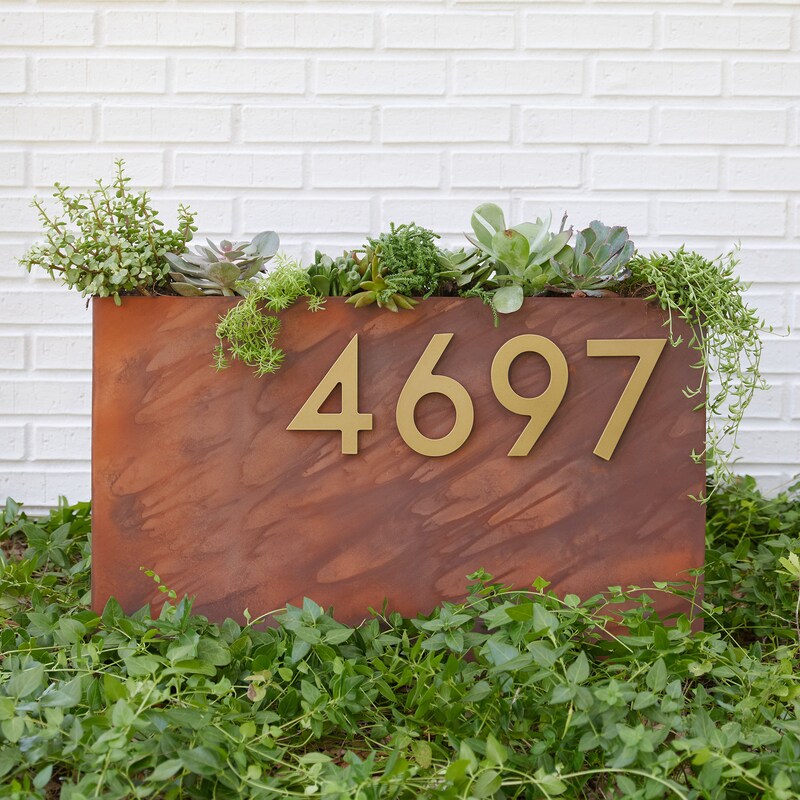 Corten Address Numbers - Etsy