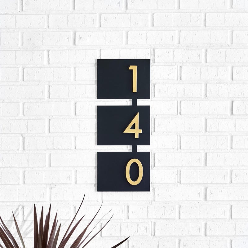 Exterior House Sign Solar - Etsy