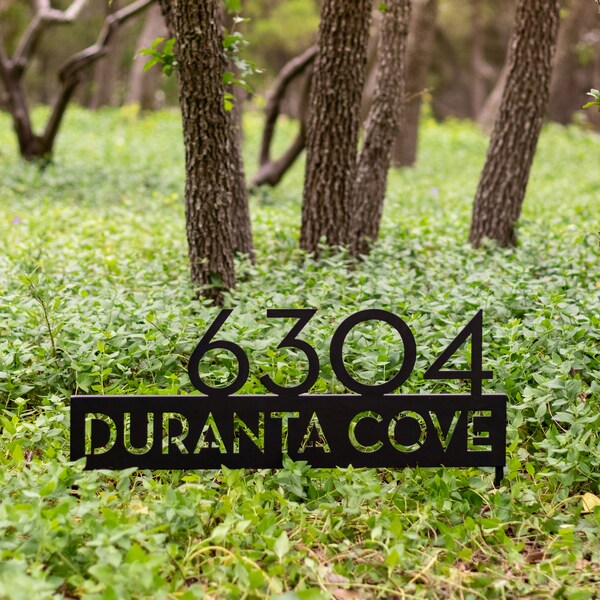 Steel Address Sign - Etsy