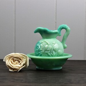Avon Jadeite Cruet and Bowl Set - Etsy