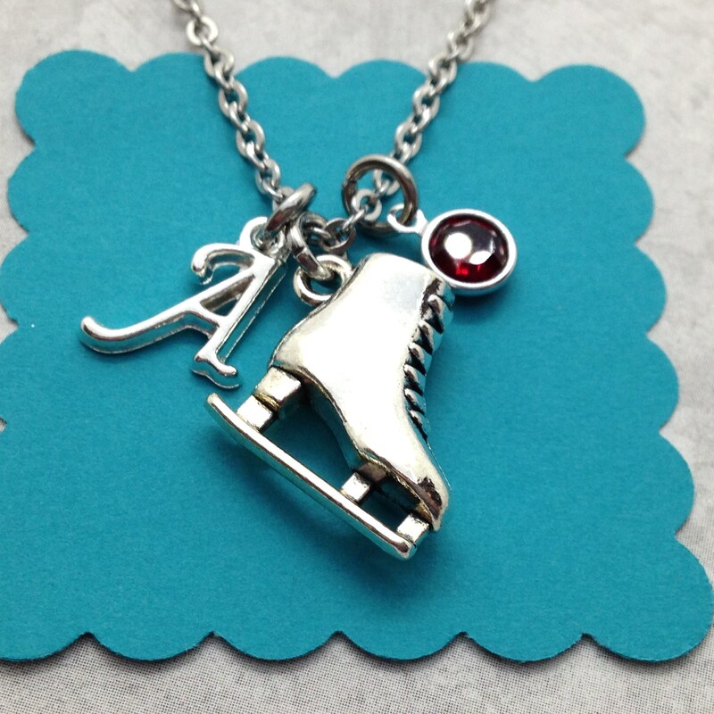 Ice Skating Necklace - Etsy