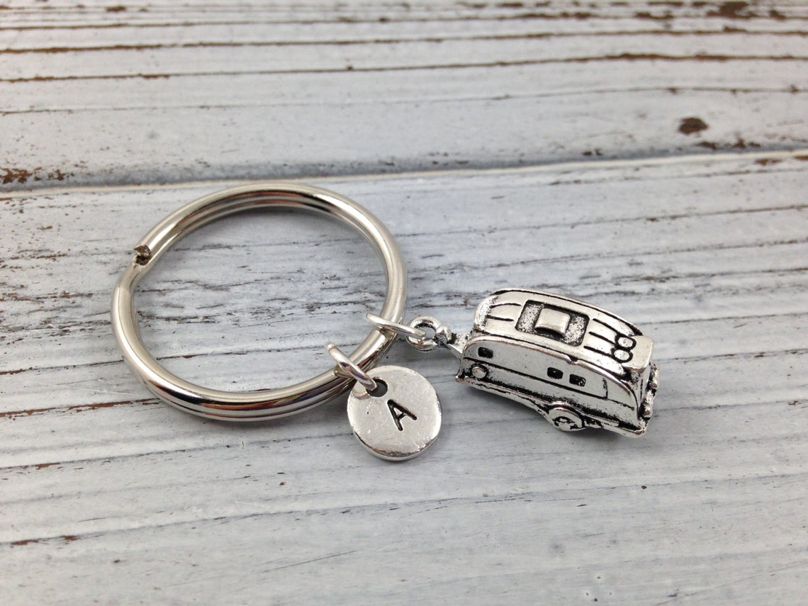 Camper Keychain RV Keychain Camping Keychain Camper Charm - Etsy