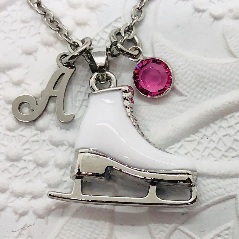 Ice Skating Necklace - Etsy