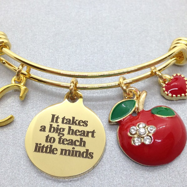 Teacher Charm - Etsy
