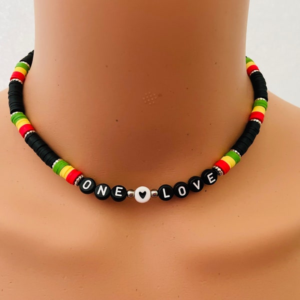 Jamaican Bead Necklace - Etsy