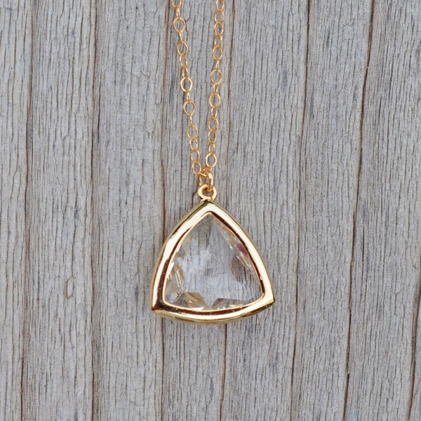 Triangle Pendant - Etsy