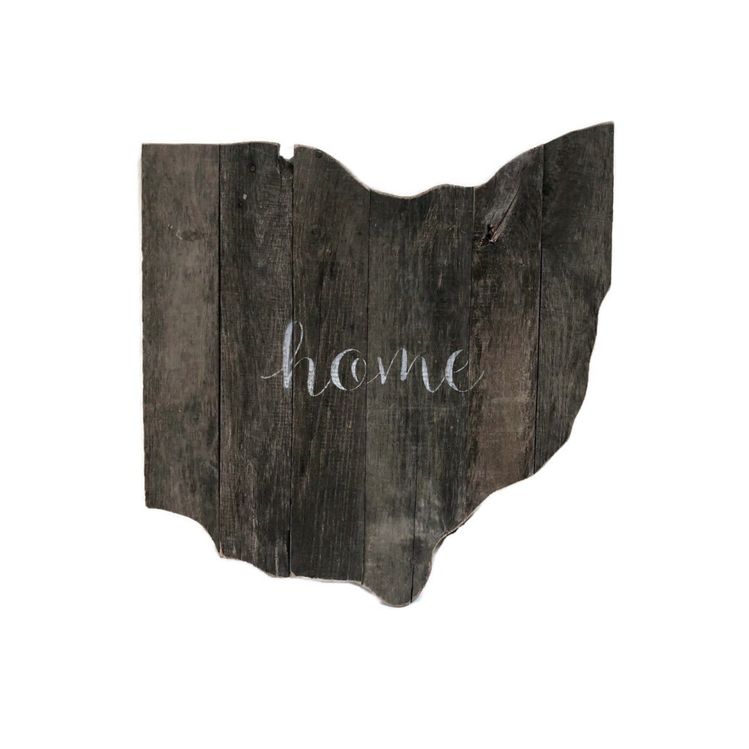 Ohio State Wood Wall Plank Plaque - Etsy