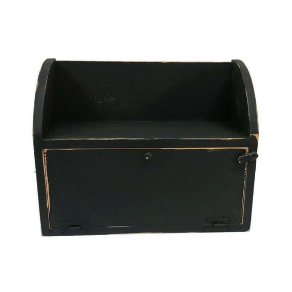 Country Rustic Farmhouse Primitive Rustic Bread Box/Catch All | Etsy