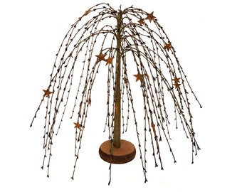 Primitive Pip Berry Mix Willow Tree Rusty Stars Country Home Decor - Etsy