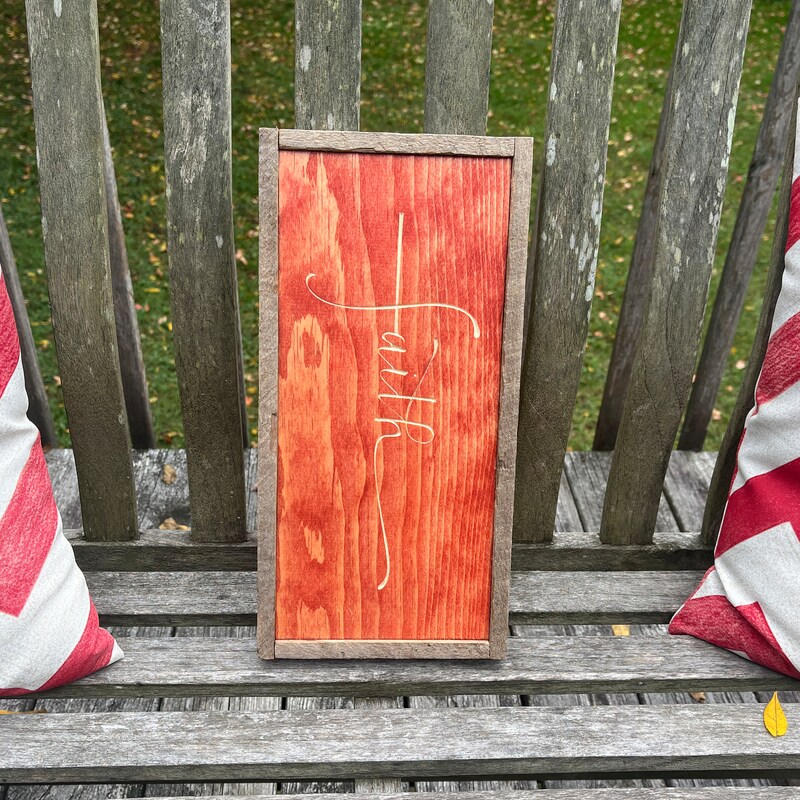 Faith Sign - Etsy