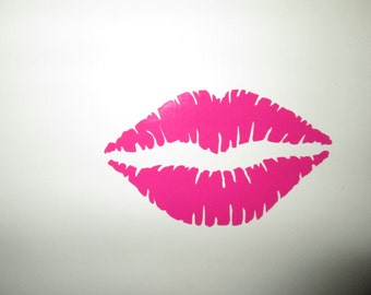 Lips decal | Etsy