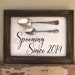 Spooning Since Sign, Personalized Custom Year Established, Wedding ...