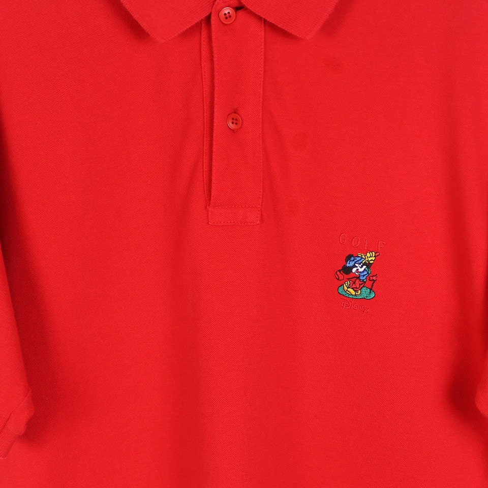 90s Vintage Disney Golf polo / Walt Disney Mickey Mouse golf polo ...