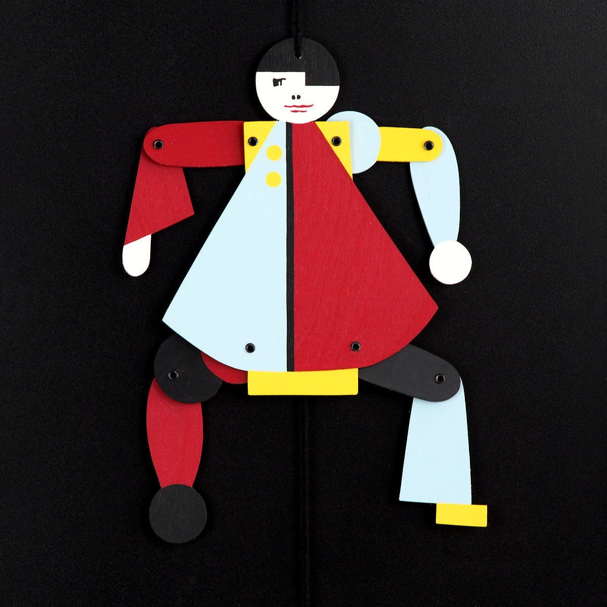 Original Bauhaus Jumping Jack Hampelmann Toy Collectible Game Wood Naef ...