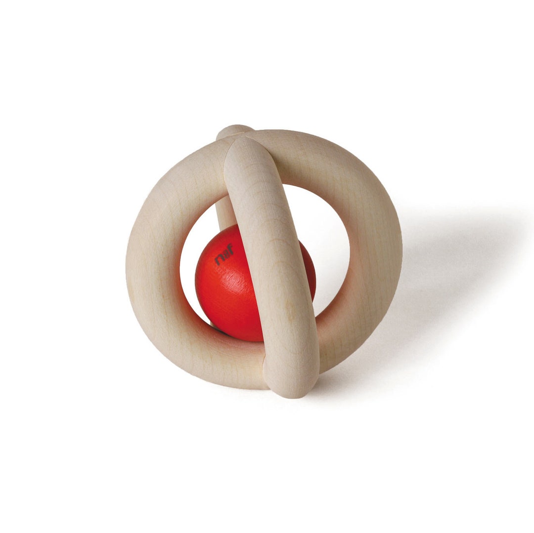 Original Naef Kaumi Baby Toy Toddler Wooden Grasping Toy / Designer ...