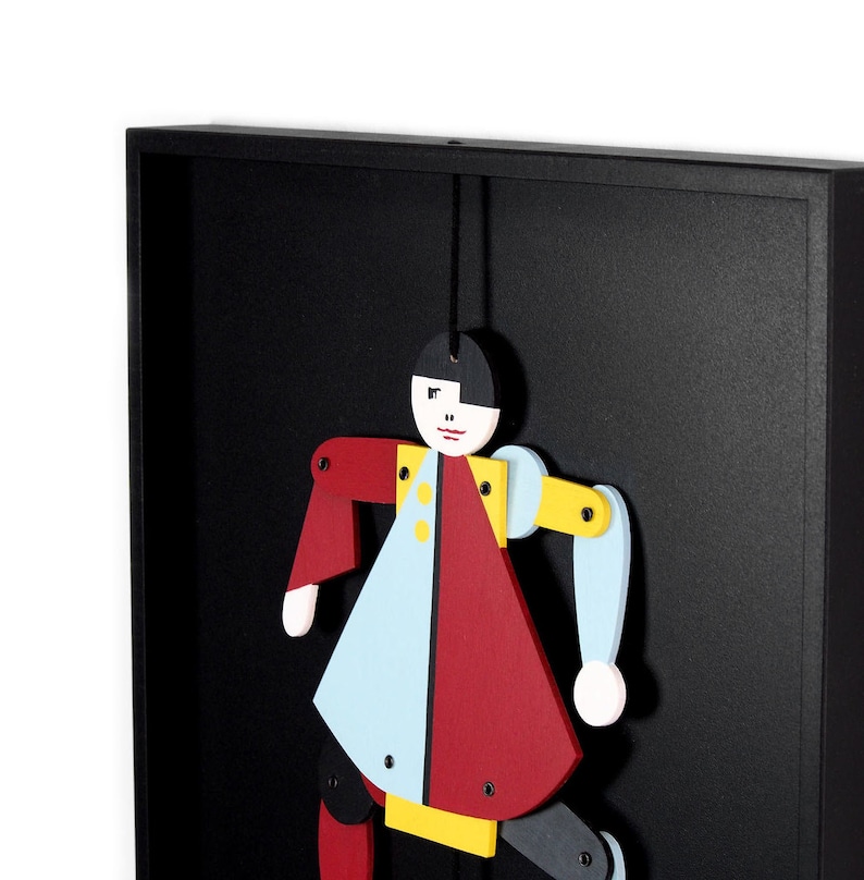 Original Bauhaus Jumping Jack Hampelmann Toy Collectible Game Wood Naef ...